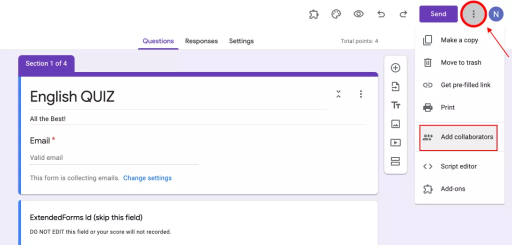 How To Conduct Online Tests With Google Forms 4 Steps Extended Forms