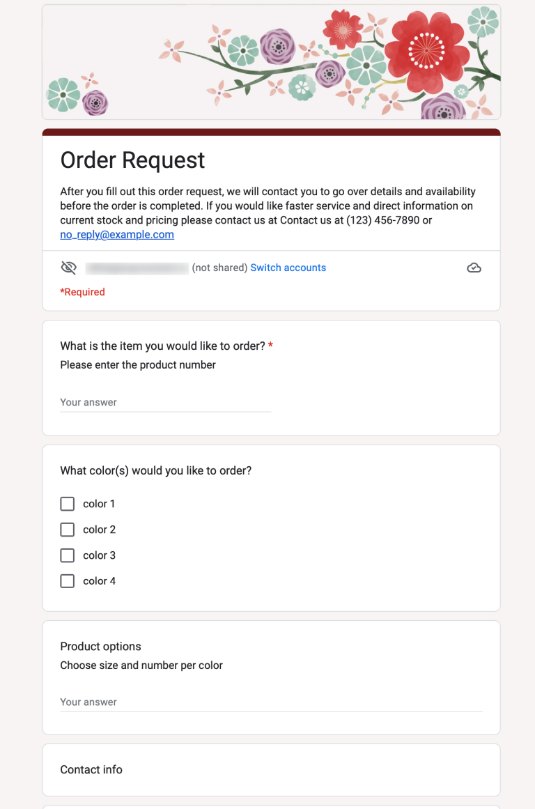 How to Create Order Forms for Businesses? [5 steps] - Extended Forms