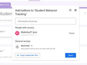 How to Use Google Forms for Behavior Tracking? [3 Steps] - Extended Forms