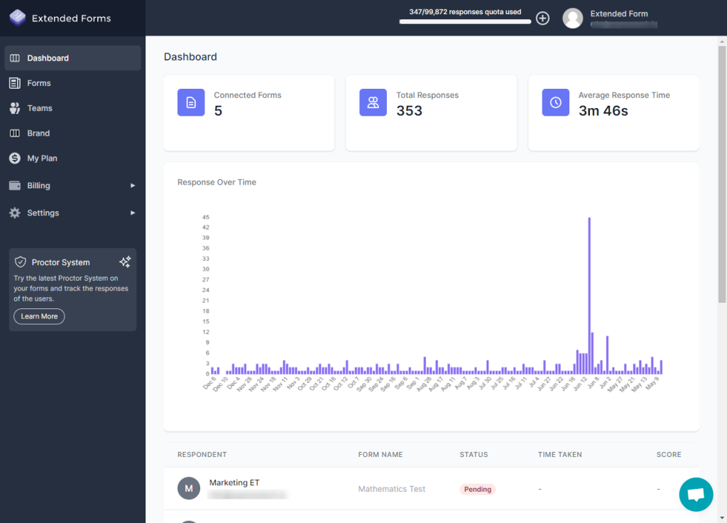 Timer for Google Forms: Extended Forms